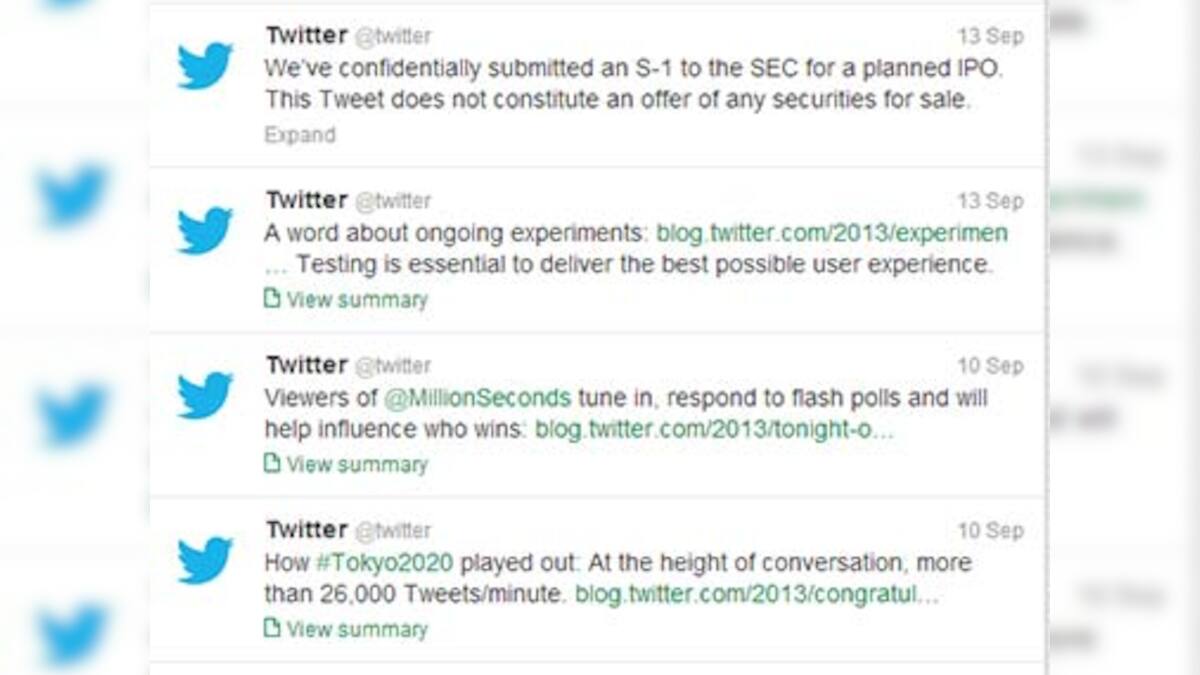 Twitter in talks to add banks to IPO, set fees: report – Firstpost