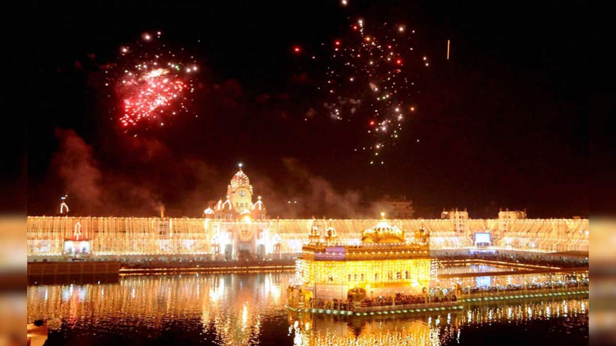 Photos: Fireworks mark Guru Nanak's 545th birthday at Golden Temple ...