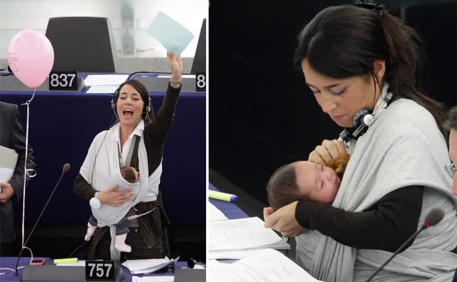 Check out the 3-year-old attending European Parliament – Firstpost