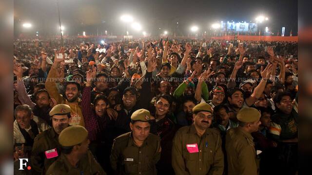 Images: Narendra Modi's rally in Delhi – Firstpost