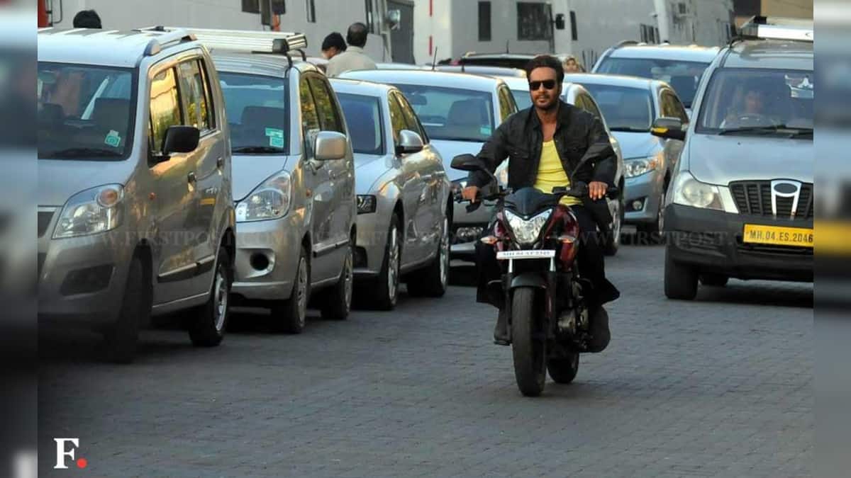 Photos: Check out Ajay Devgn riding a bike while shooting 'Action ...
