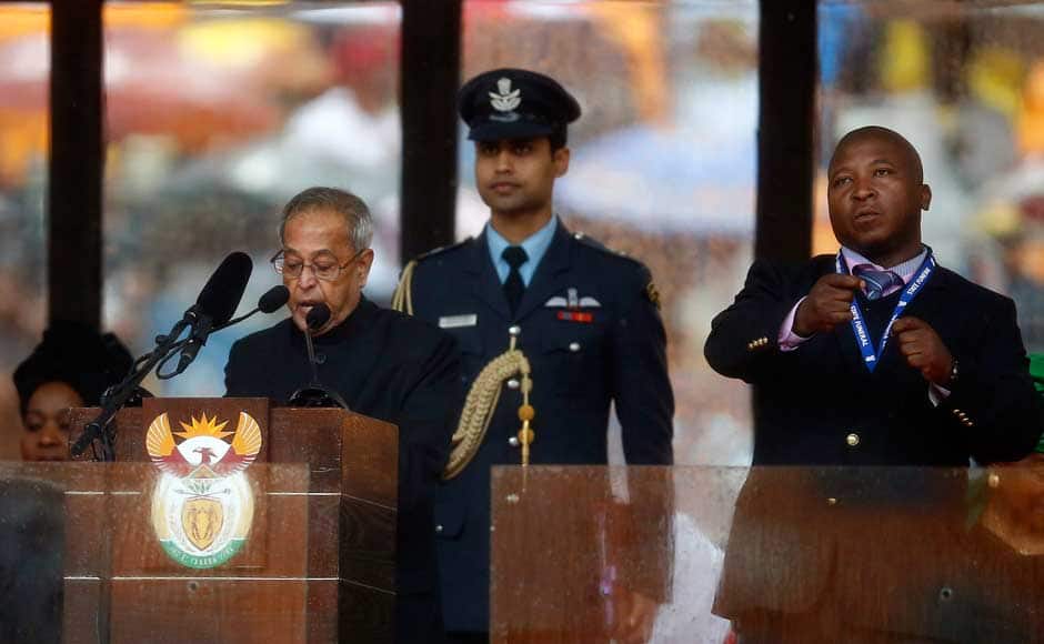 Photos: The 'fake' sign interpreter who sparked controversy at Mandela ...