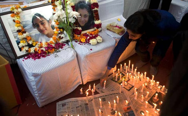 Photos: Aarushi's friends, family take out march protesting CBI court ...