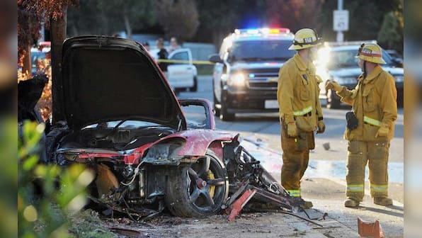 Photos: Porsche reduced to crumpled wreck in fatal Paul Walker crash ...