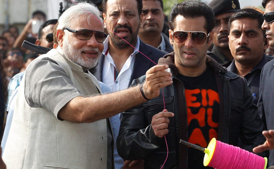 Photos: Decoding Salman's kite-flying date with Narendra Modi - Photos ...