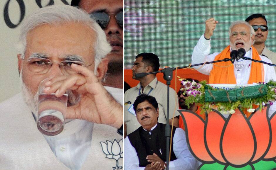 Photos: Modi takes on Chavan, Sharad Pawar during Maharashtra rallies ...
