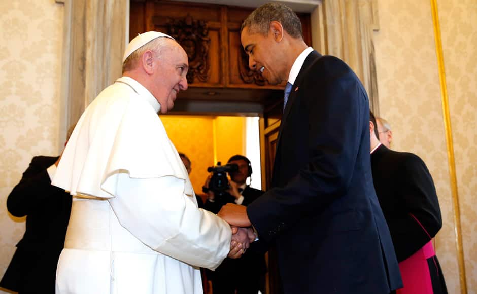 Photos: When Barack Obama met Pope Francis for the first time - Photos ...