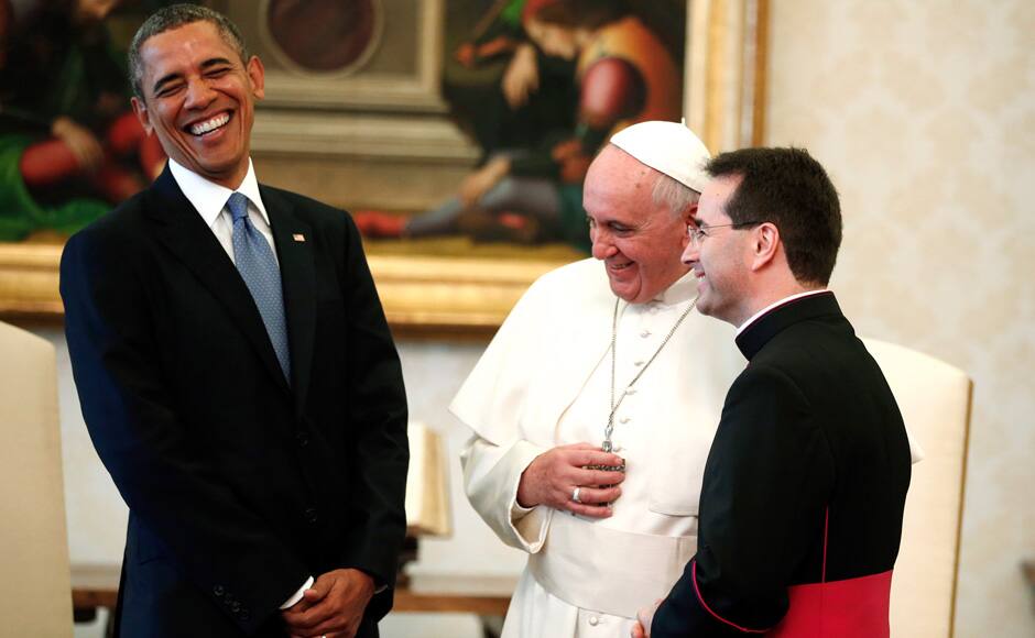 Photos: When Barack Obama met Pope Francis for the first time - Photos ...