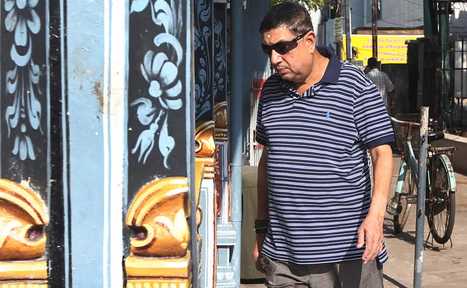 Photos: Srinivasan spotted offering prayers at Chennai temple - Photos ...