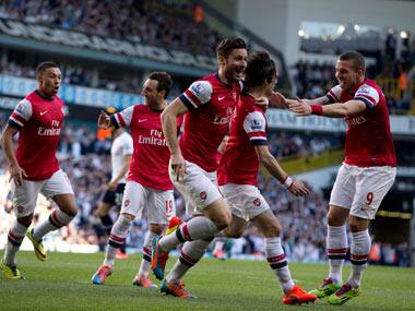 Rosicky on target as Arsenal beat Spurs to close gap on Chelsea – Firstpost