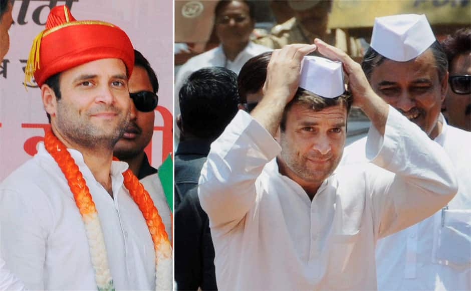 From Gandhi topi to Puneri pagadi: Rahul's big Pune rally - Photos News ...