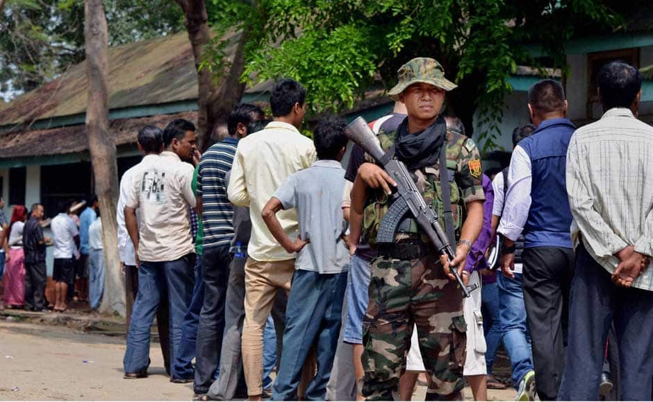 Images: Brave men who secure India's elections - Photos News , Firstpost