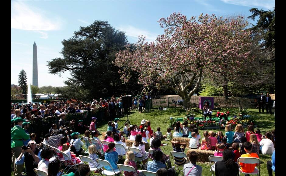 Photos: How the Obamas celebrated Easter at the White House – Firstpost