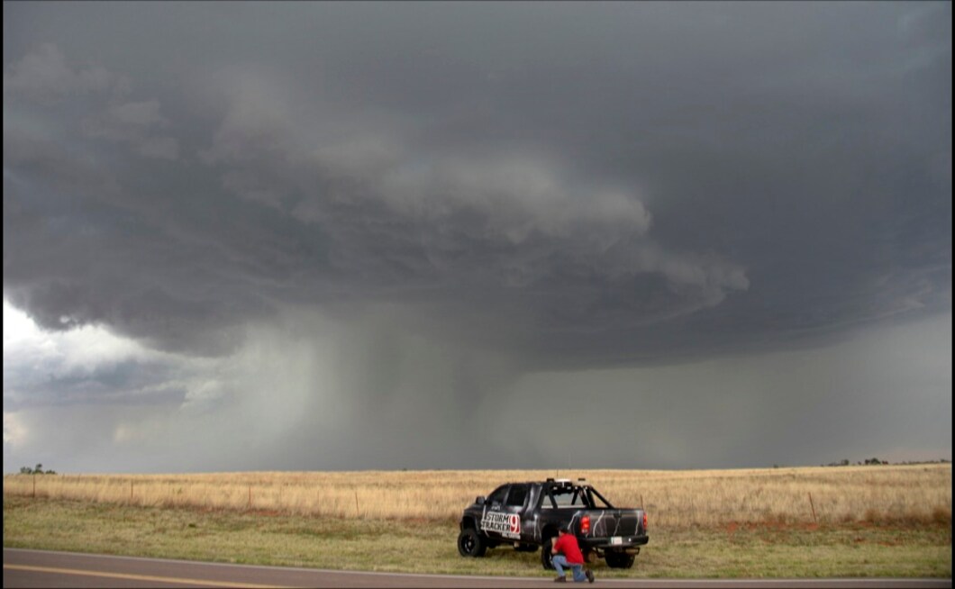Incredible photos of storm chasers pursuing tornadoes