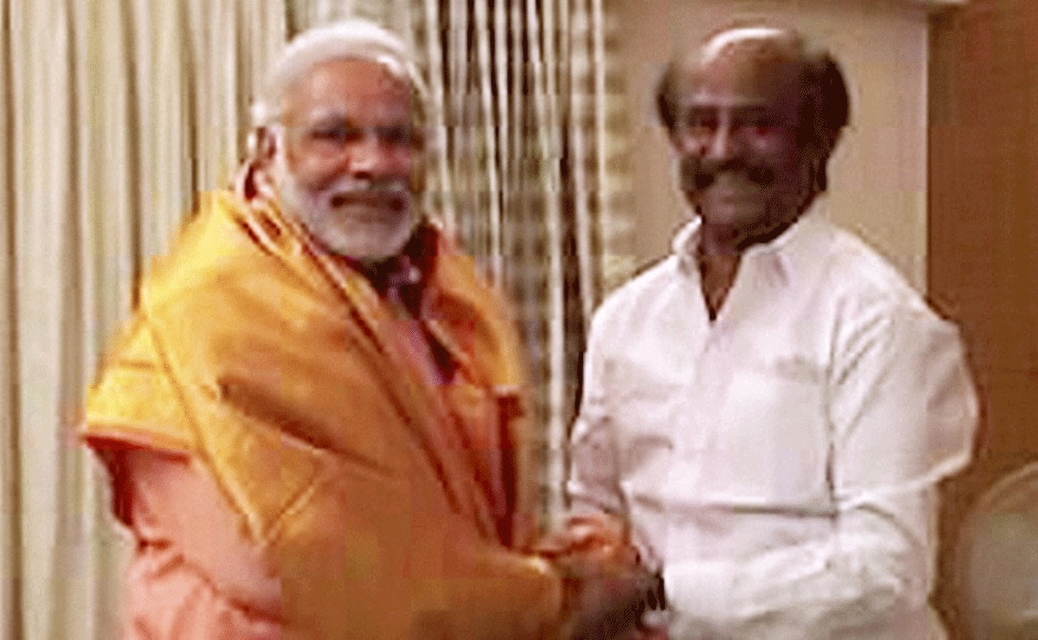 Images: Narendra Modi goes for Rajinikanth's darshan in Chennai – Firstpost