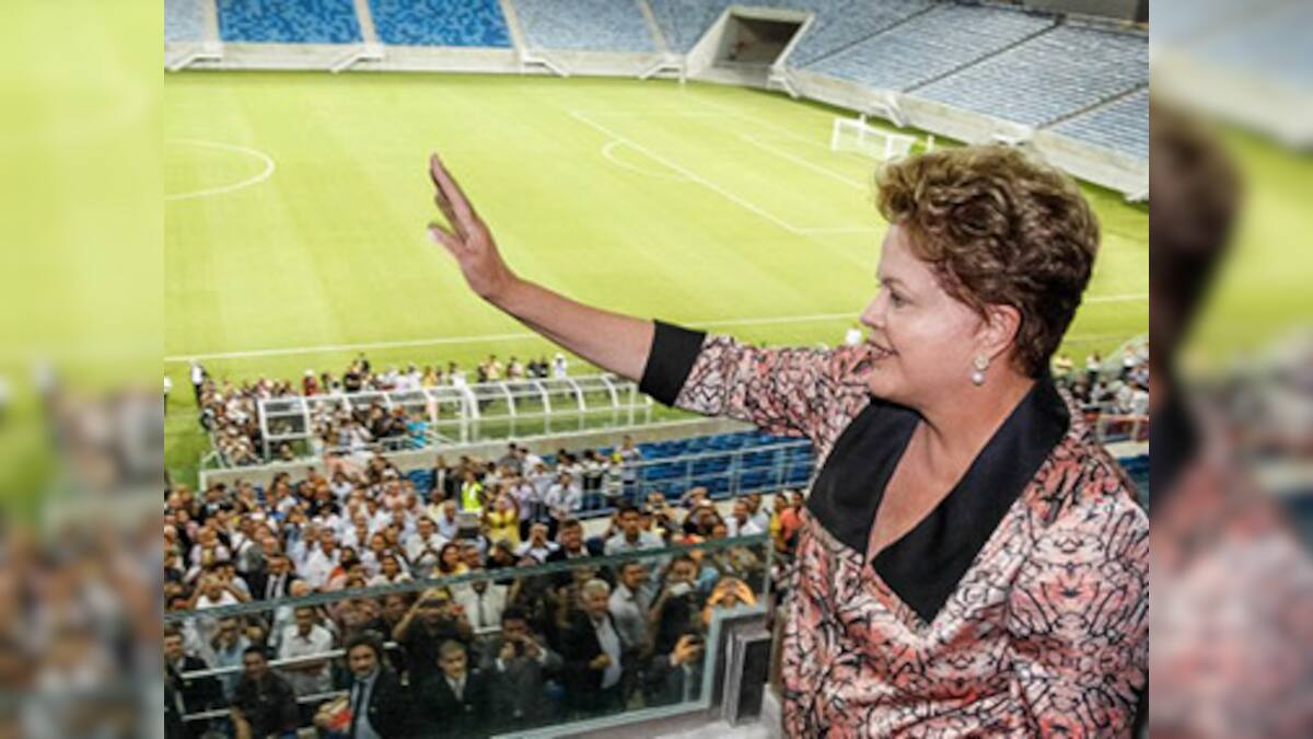 Protest during World Cup, but no violence: Brazil Prez Dilma Rousseff ...