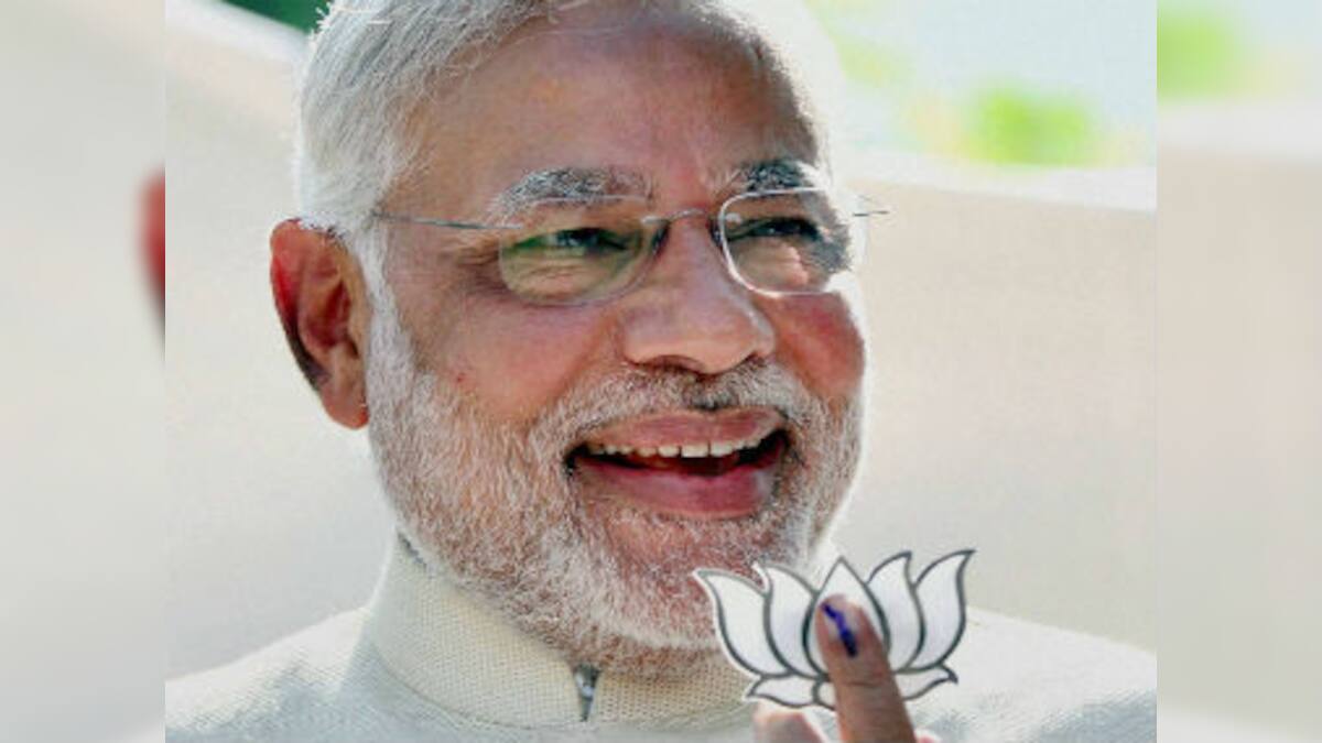 Modi's lotus pose: Gujarat cops hint at clean chit, Congress protests ...