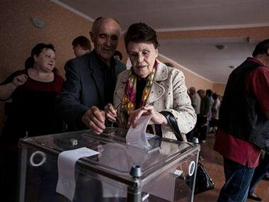 90 percent vote for independence in east Ukraine referendum – Firstpost