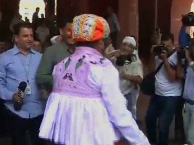 Video: Ecstatic MP from Gujarat dances his way into Lok Sabha – Firstpost