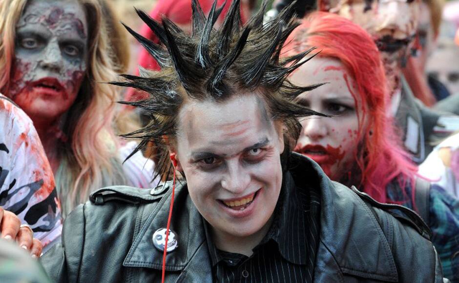 Zombies invade Stockholm and Petersburg for a day-World News , Firstpost