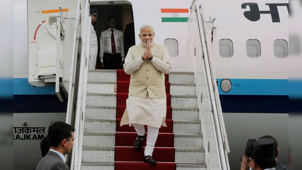 Photos: Prime Minister Narendra Modi gets a grand welcome in Nepal ...