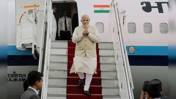 Photos: Prime Minister Narendra Modi gets a grand welcome in Nepal ...