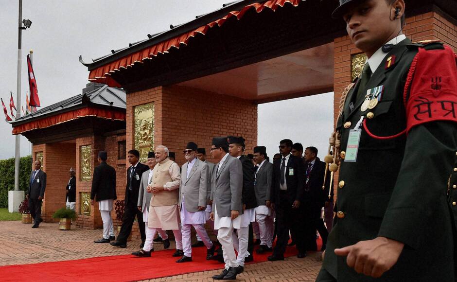 Photos: Prime Minister Narendra Modi gets a grand welcome in Nepal ...