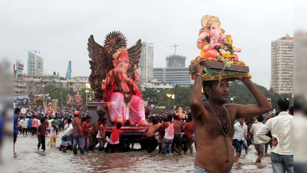 Photos: Mumbai bids adieu to Ganpati as huge crowds turn up for ...