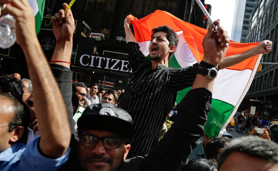 Photos: Narendra Modi's grand speech at the jam-packed Madison Square ...