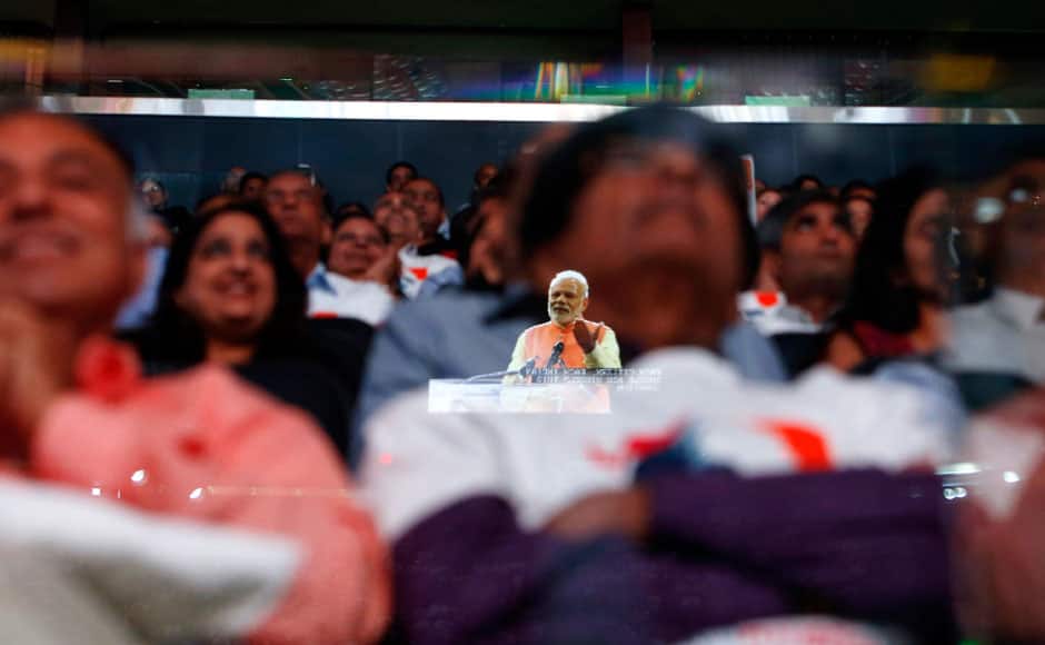 Photos: Narendra Modi's grand speech at the jam-packed Madison Square ...