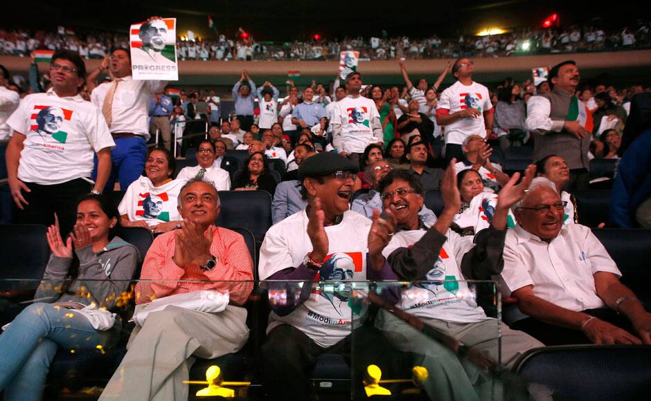Photos: Narendra Modi's grand speech at the jam-packed Madison Square ...