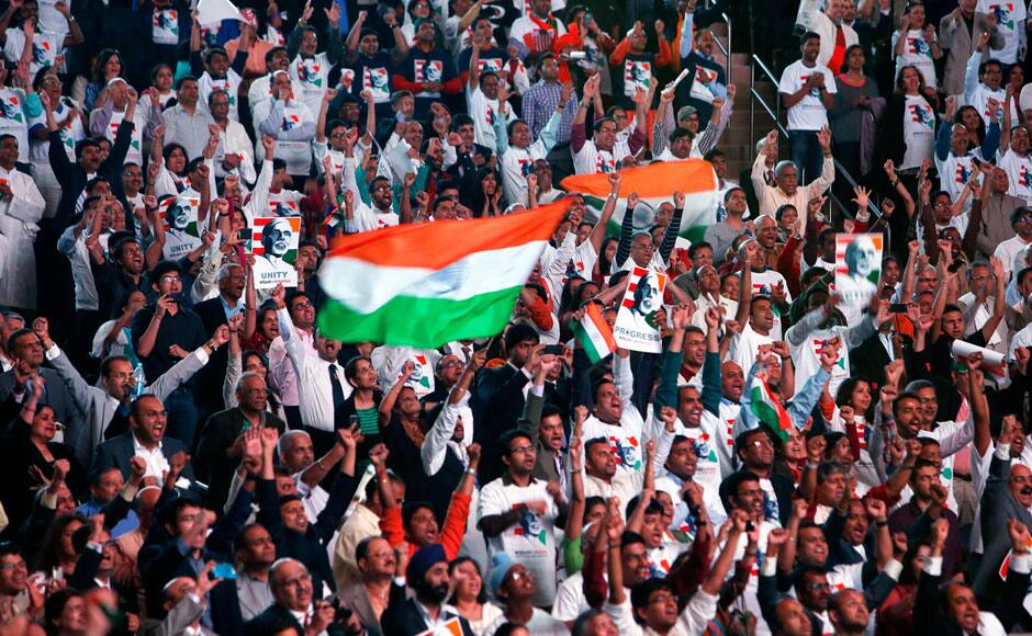 Photos: Narendra Modi's grand speech at the jam-packed Madison Square ...