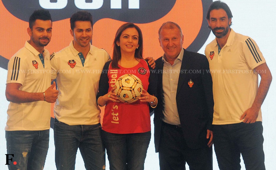 Photos: Pires, Zico and Kohli do keepy-ups at launch of ISL team FC Goa ...