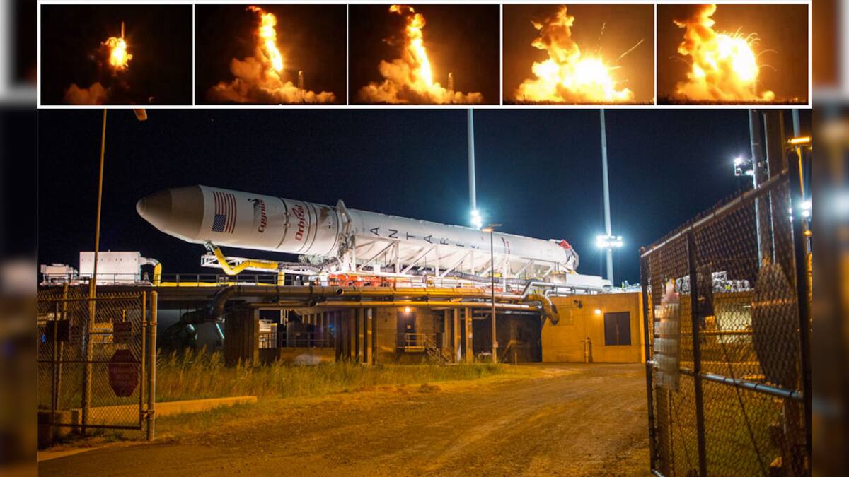 Photos: Unmanned Nasa supply rockets explodes en route to space station ...