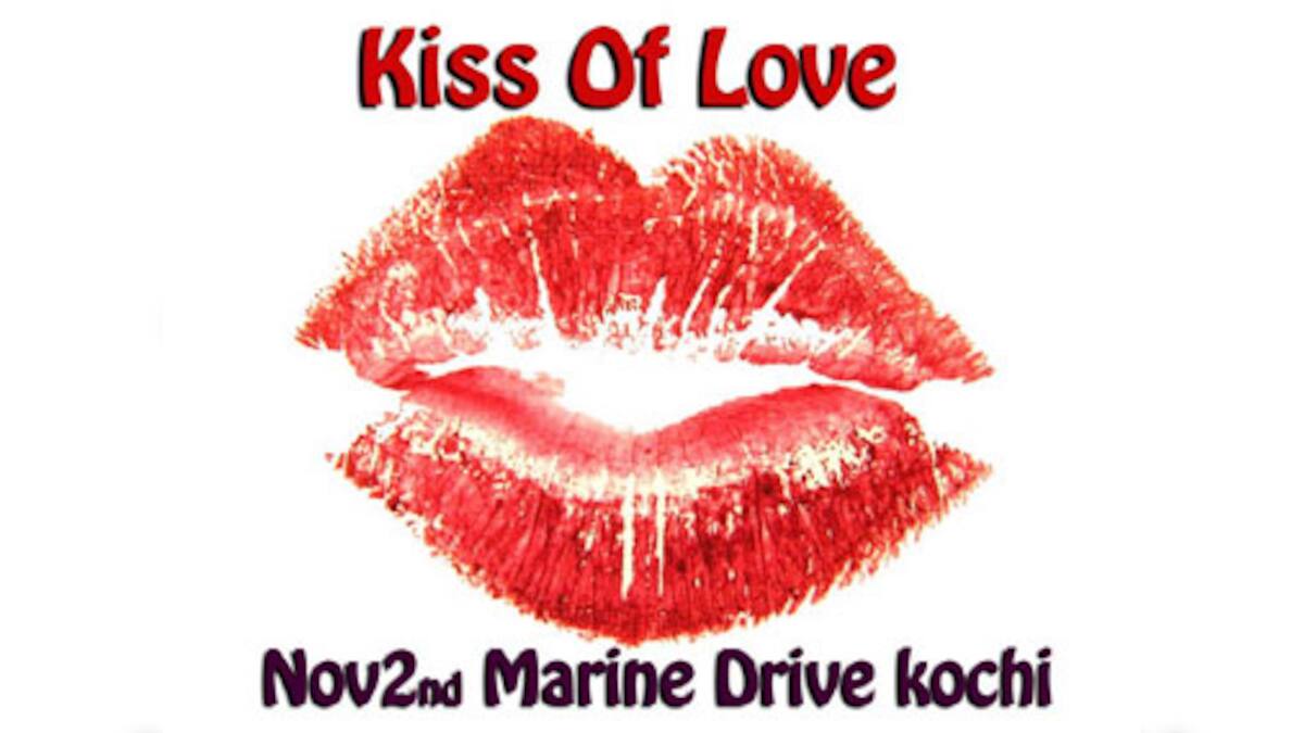 Kiss of Love: Kochi's version of Pink Chaddi campaign to fight moral ...