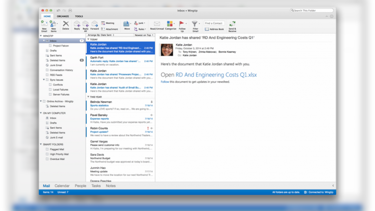 Microsoft releases new Outlook for Mac; new Office for Mac coming in ...