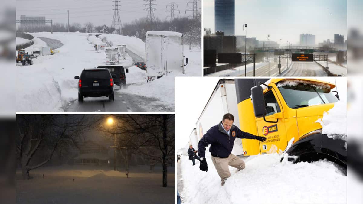 One years worth of snow in just three days: Crazy photos from Buffalo ...
