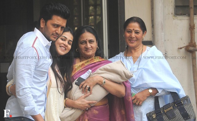 Riteish Deshmukh and Genelia D'Souza make picture-perfect new parents ...