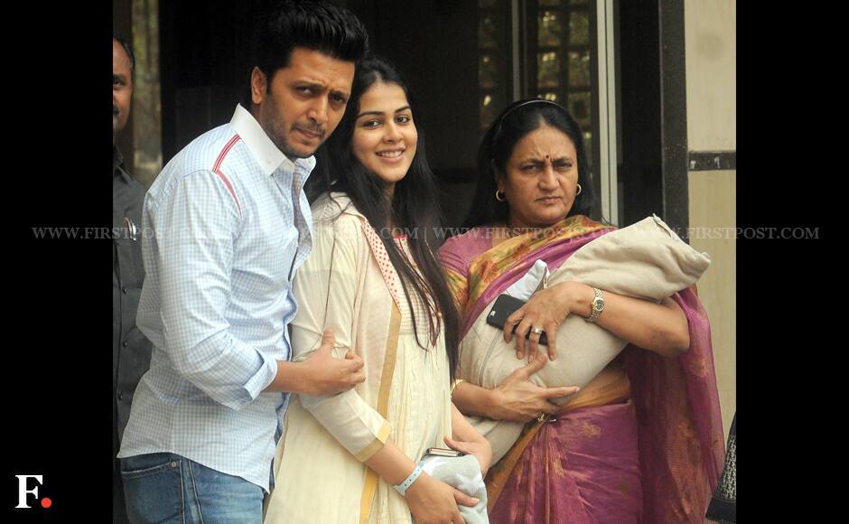 Riteish Deshmukh and Genelia D'Souza make picture-perfect new parents ...
