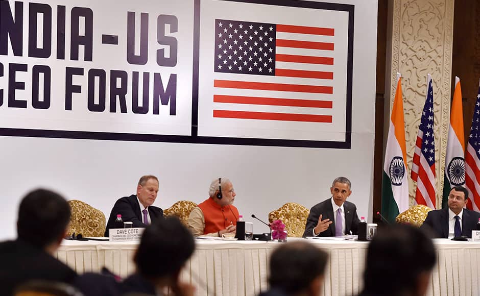 Photos: PM Modi and President Obama meet Indian, American CEOs-India ...
