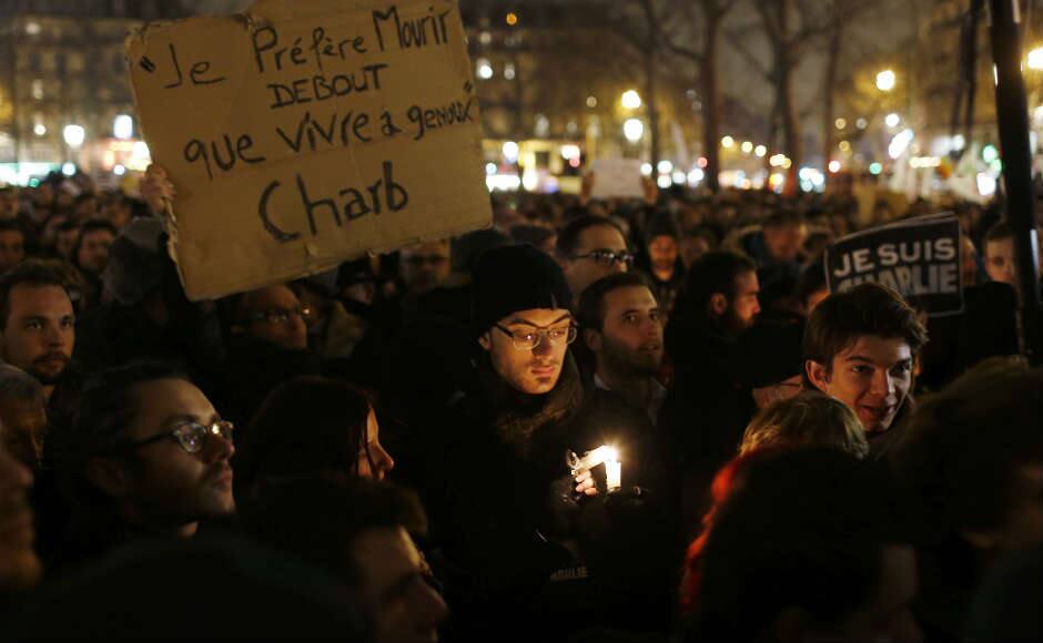 Photos: Across the world, protestors denounce attack on Charlie Hebdo ...
