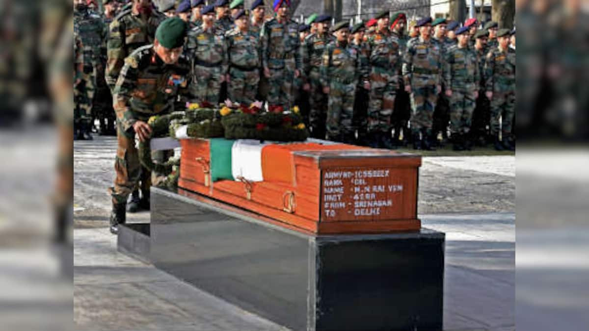 Killed in Jammu and Kashmir encounter, Colonel MN Rai laid to rest amid ...