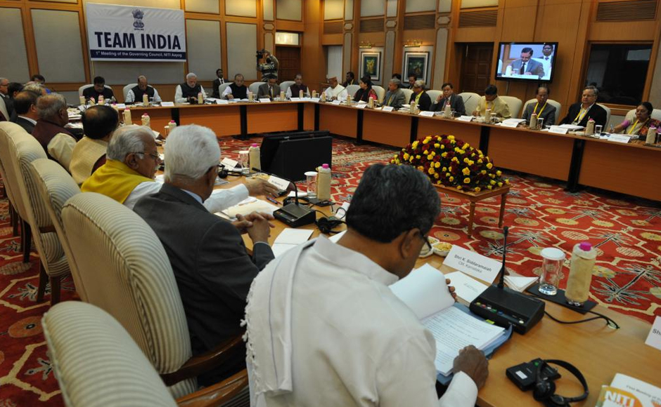 Photos Pm Narendra Modi Chairs First Niti Aayog Meeting Firstpost