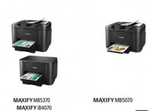 Canon launches MAXIFY series of network business inkjet printers for ...
