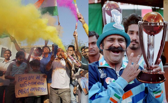 Photos: Cricket fans celebrate team India's victory against Bangladesh ...