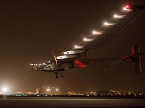 World's first solar-powered plane takes off for Varanasi from Ahmedabad ...