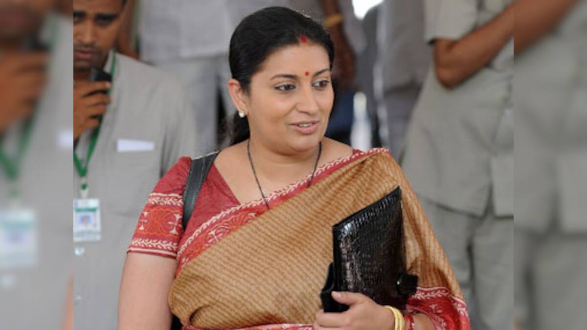 Smriti Irani spots camera in Goa Fabindia changing room, FIR registered ...