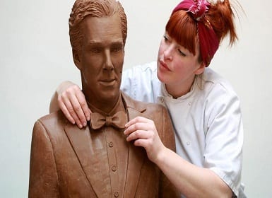 Yummy! Check out this life-sized chocolate statue of Benedict ...