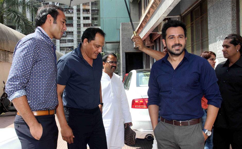 Real meets Reel: Emraan Hashmi, Azharuddin attend preview of biopic ...