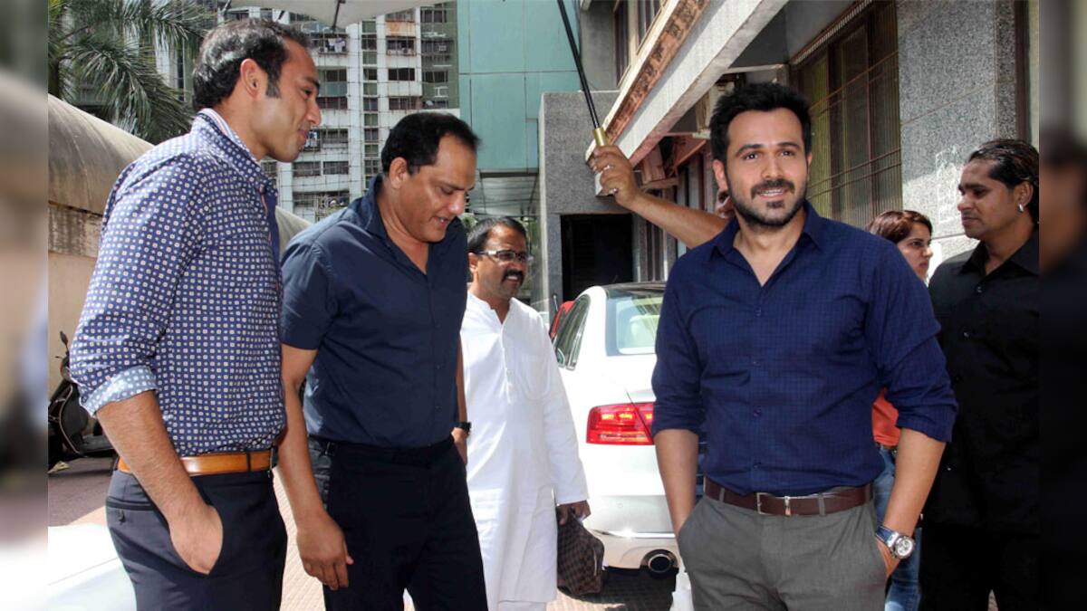 Real meets Reel: Emraan Hashmi, Azharuddin attend preview of biopic ...
